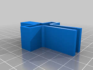 T-post sign mount - Free 3d model on creazilla.com