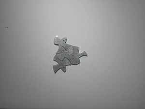 M. C. Escher, Flying fish, module - Free 3d model on creazilla.com