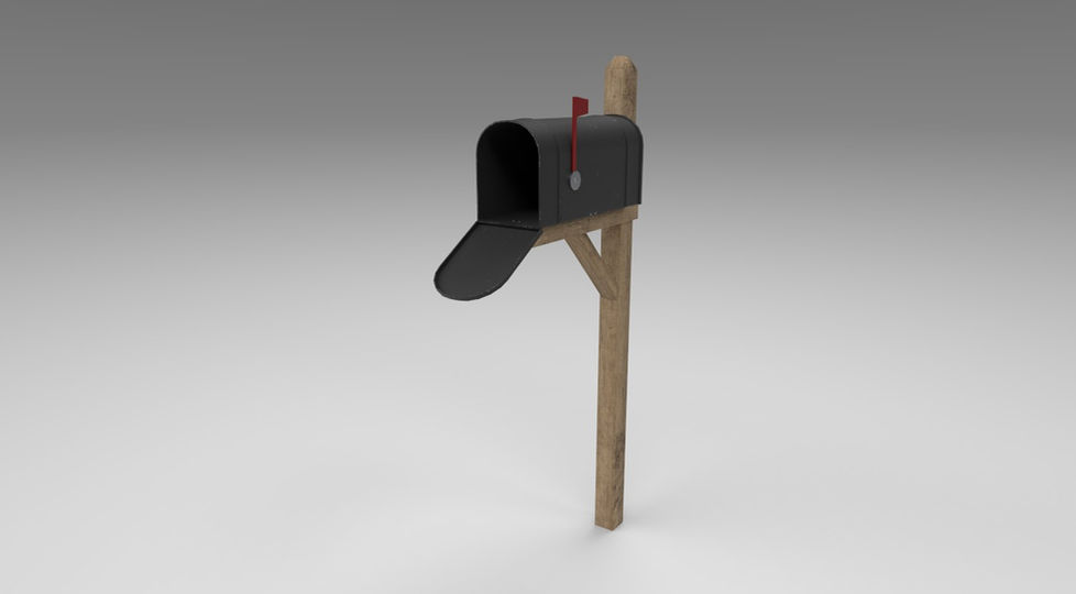 Mailbox - Free 3d model on creazilla.com