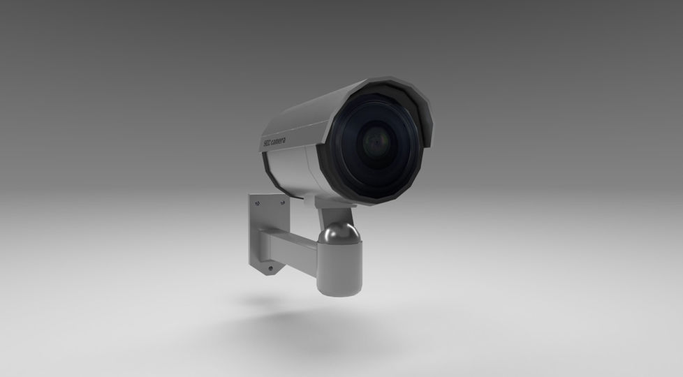 Security Camera - Free 3d model on creazilla.com