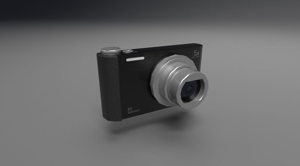 Digital Camera - Free 3d model on creazilla.com