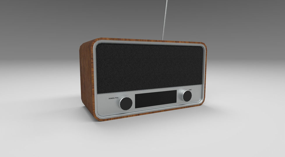 Radio - Free 3d model on creazilla.com