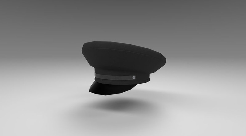 Peaked Cap - Free 3d model on creazilla.com