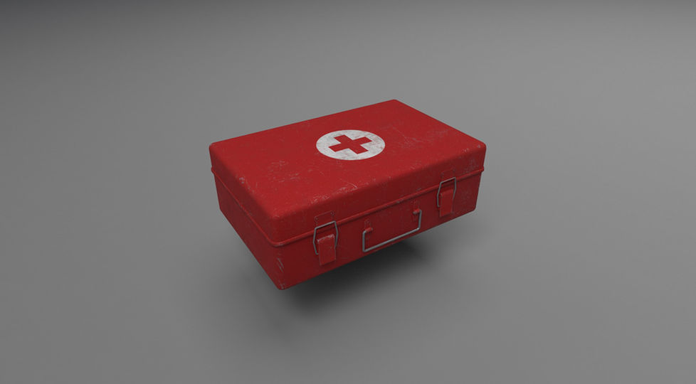 First Aid Medical Kit - Free 3d model on creazilla.com