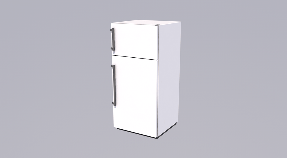 Fridge - Free 3d model on creazilla.com