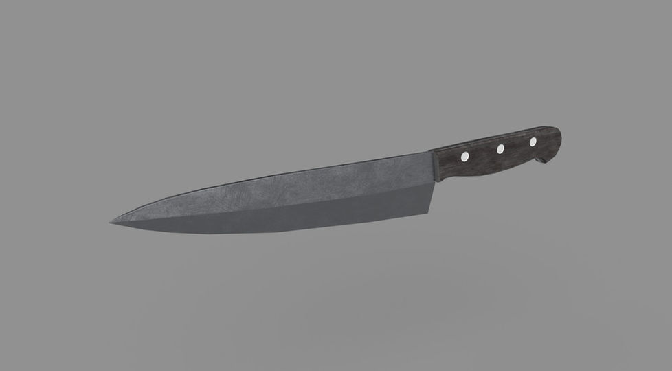 Kitchen Knife - Free 3d model on creazilla.com