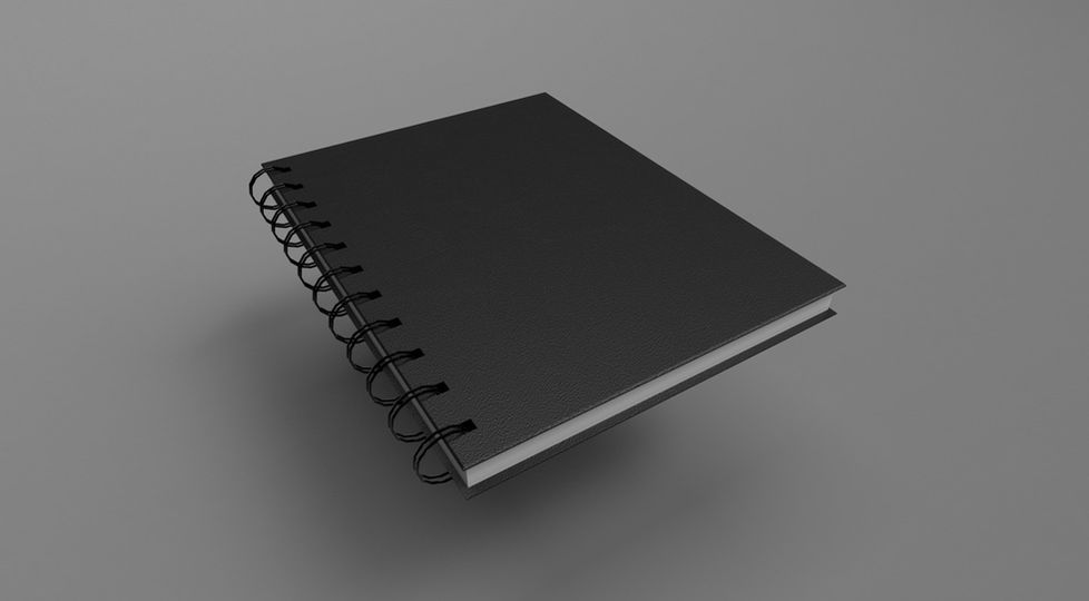 Notebook - Free 3d model on creazilla.com