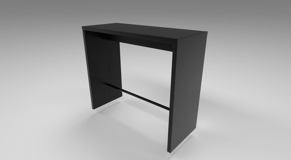 Bar Table - Free 3d model on creazilla.com