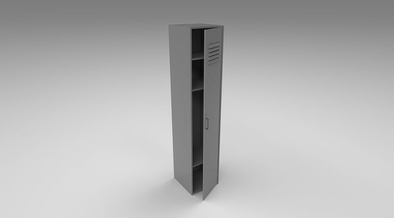 Locker - Free 3d model on creazilla.com