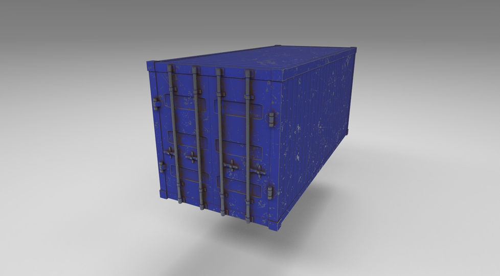 Shipping Container - Free 3d model on creazilla.com
