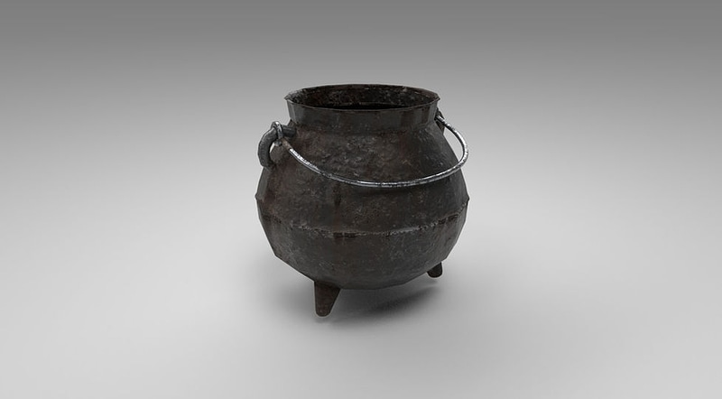 Cauldron - Free 3d model on creazilla.com