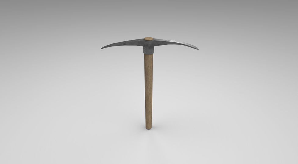Pickaxe - Free 3d model on creazilla.com
