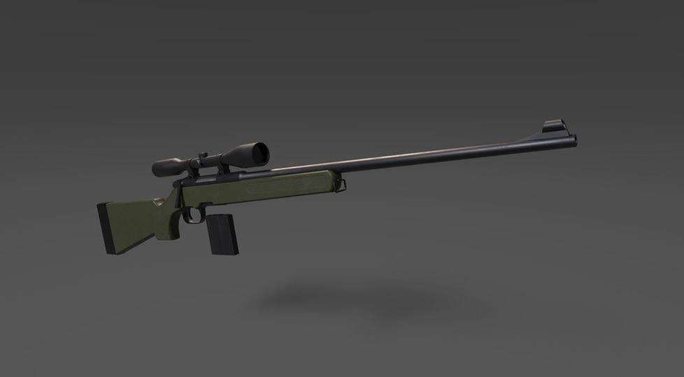Sniper Rifle - Free 3d model on creazilla.com
