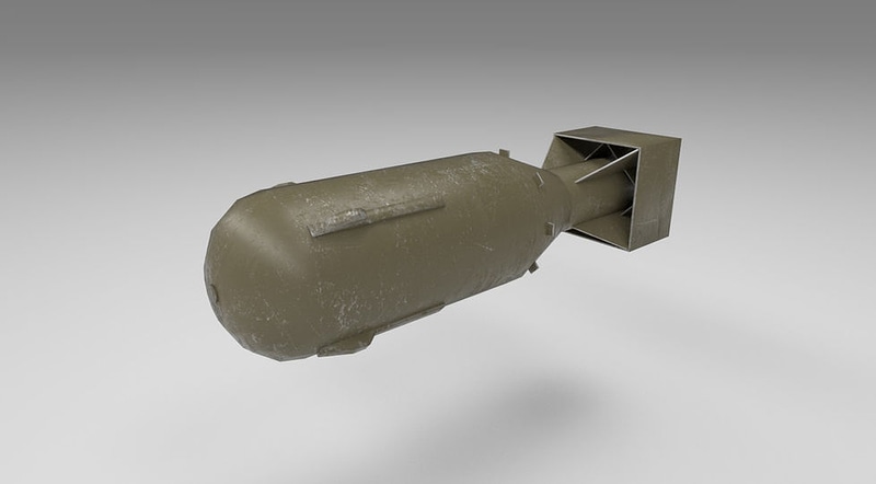 Nuclear Bomb - Free 3d model on creazilla.com