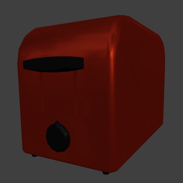 Toaster - Free 3d model on creazilla.com