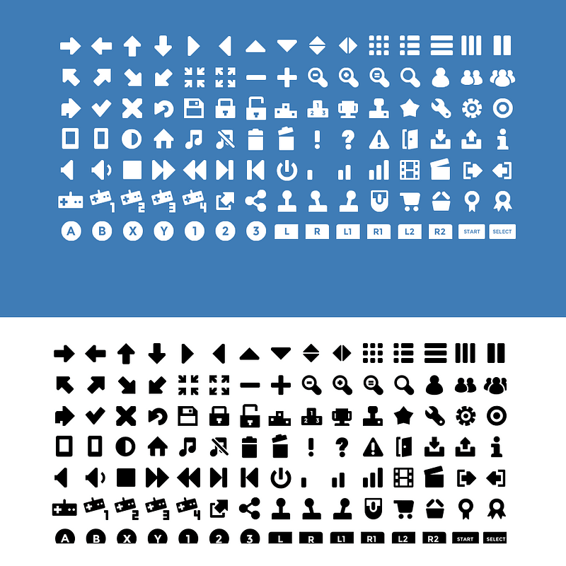 Game icons vector. Free download. | Creazilla