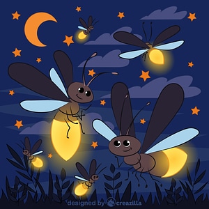 Firefly vector. Free download. | Creazilla