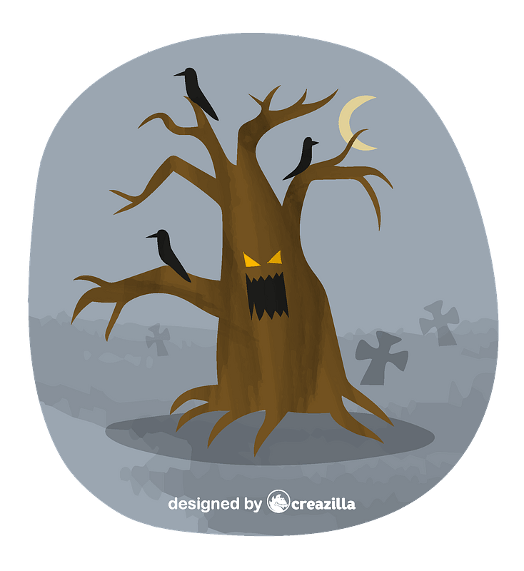 Haunted tree - Free vector images on creazilla.com