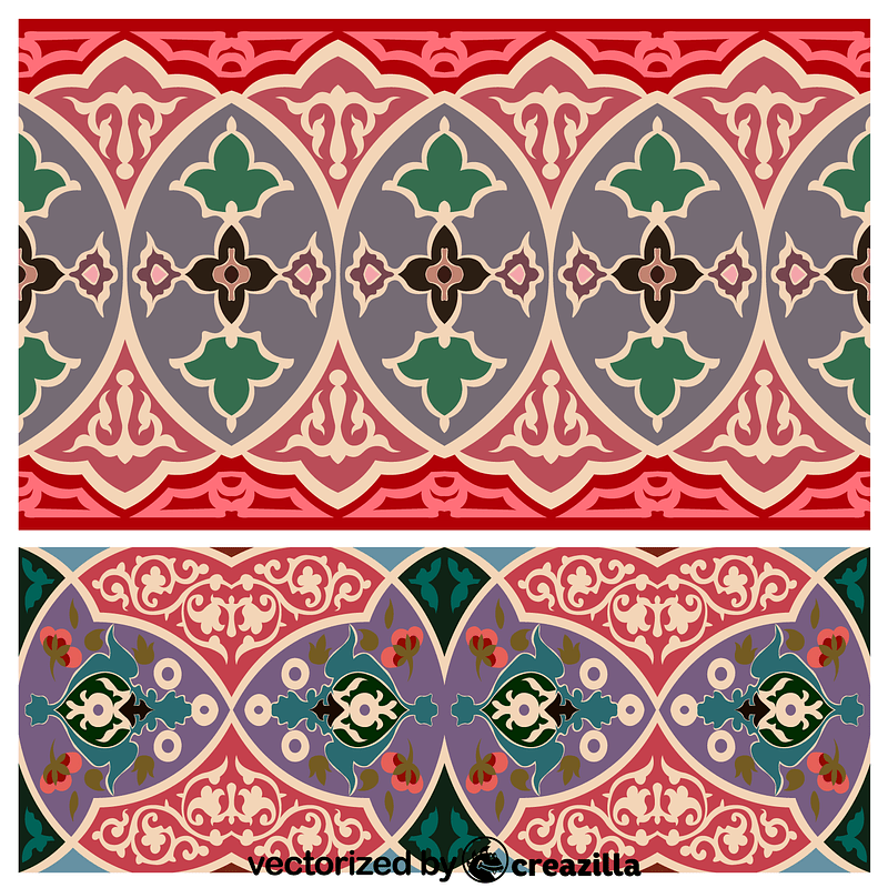 Ornament from the Koran from the tomb of Sultan el-Huri (15th-16th ...