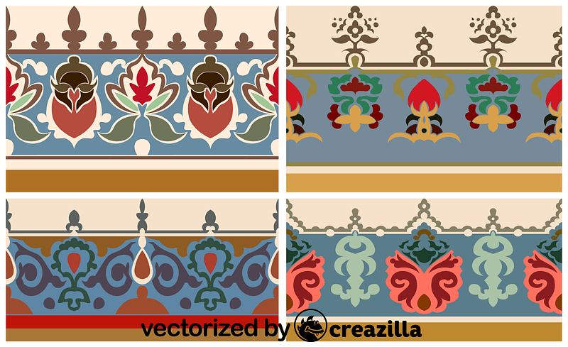 Ornament from the Koran from the tomb of Sultan el-Huri (15th-16th ...