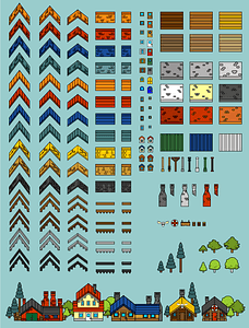 Building parts vector. Free download. | Creazilla