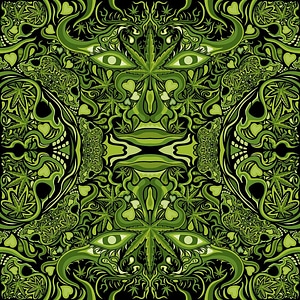 Cannabis Face Background - Free vector images on creazilla.com