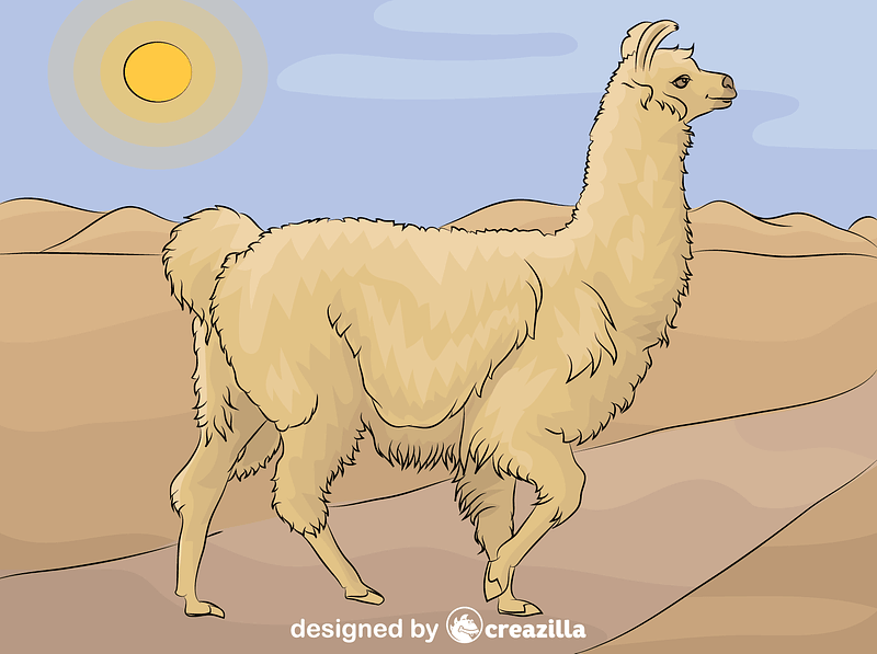Llama vector. Free download. | Creazilla