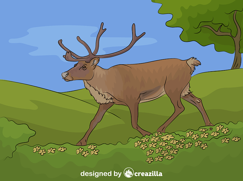 Reindeer - Free vector images on creazilla.com
