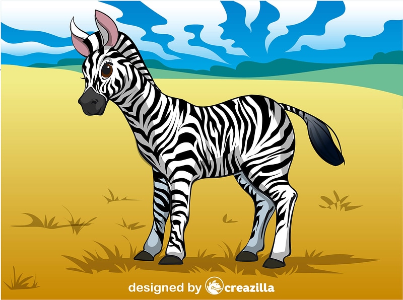 Zebra - Free vector images on creazilla.com