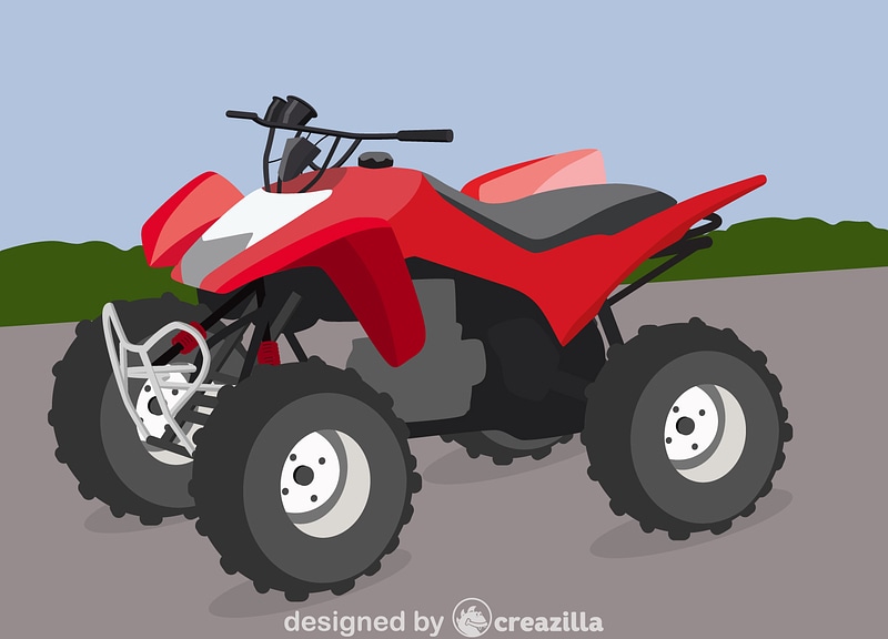 Honda Atv vector. Free download. | Creazilla