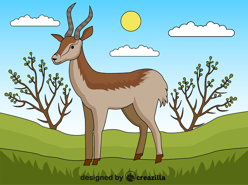 Antelope - Free vector images on creazilla.com