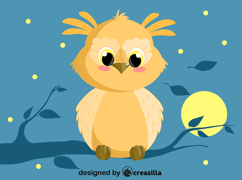 Owl vector. Free download. | Creazilla