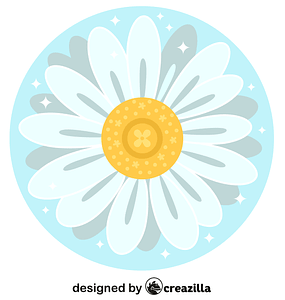 Daisy flower vector. Free download. | Creazilla