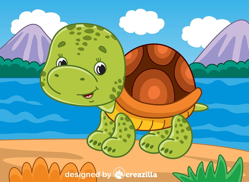 Turtle vector. Free download. | Creazilla