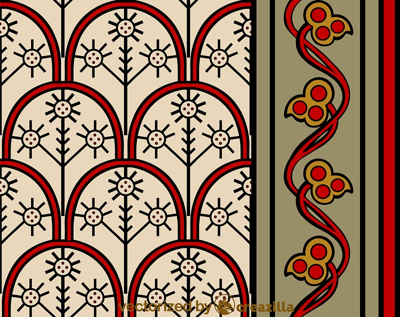 Middle ages pattern - Free vector images on creazilla.com