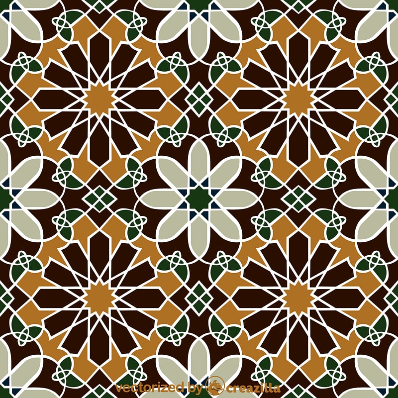 Moresque pattern - Free vector images on creazilla.com