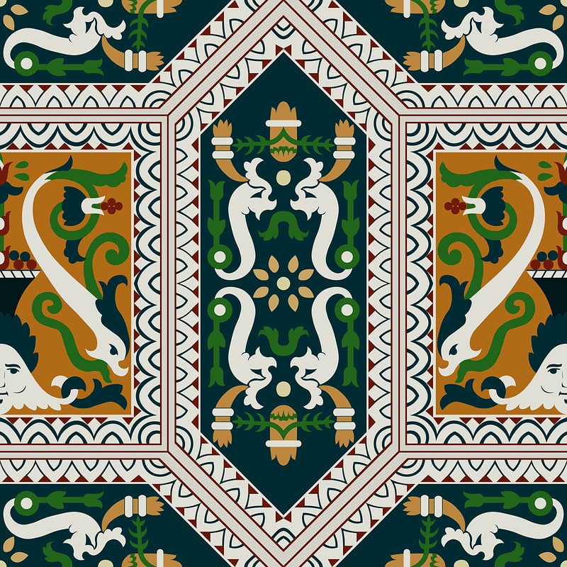 16th century pattern vector. Free download. | Creazilla