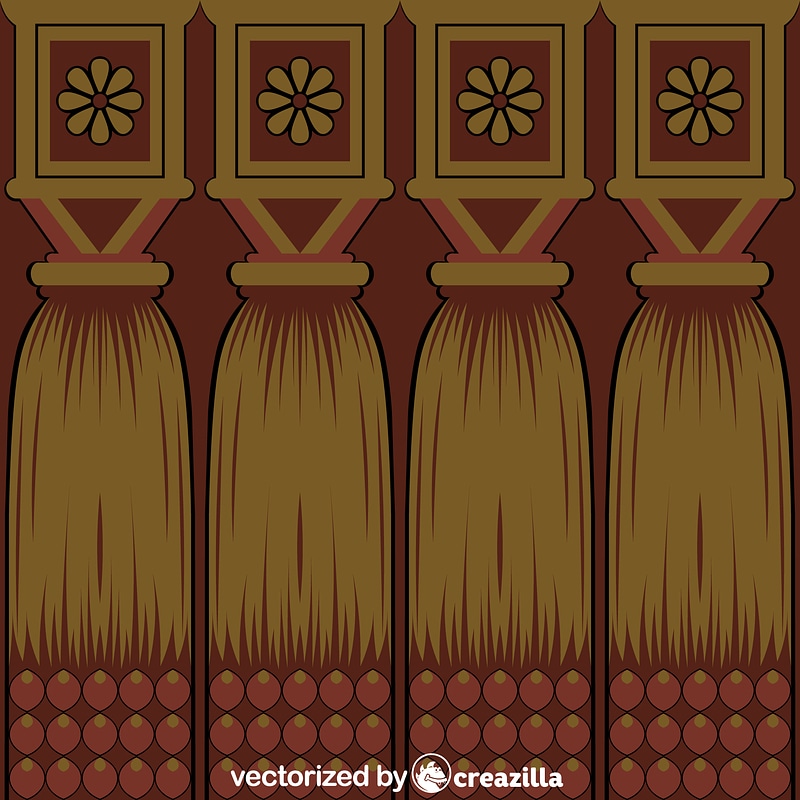 Assyrian pattern - Free vector images on creazilla.com