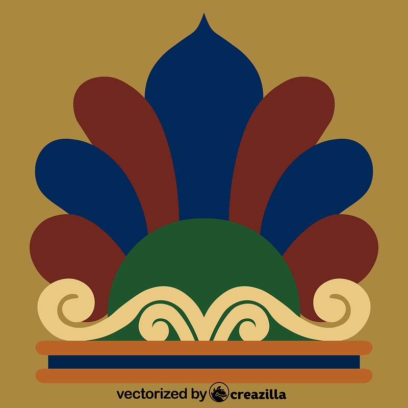 Assyrian pattern vector. Free download. | Creazilla