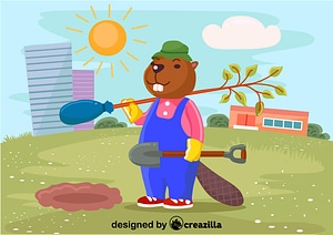 Tree stump vector. Free download. | Creazilla