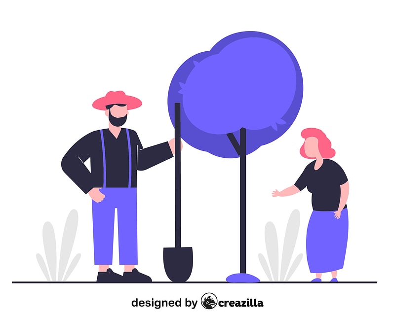 Plant a tree - Free vector images on creazilla.com