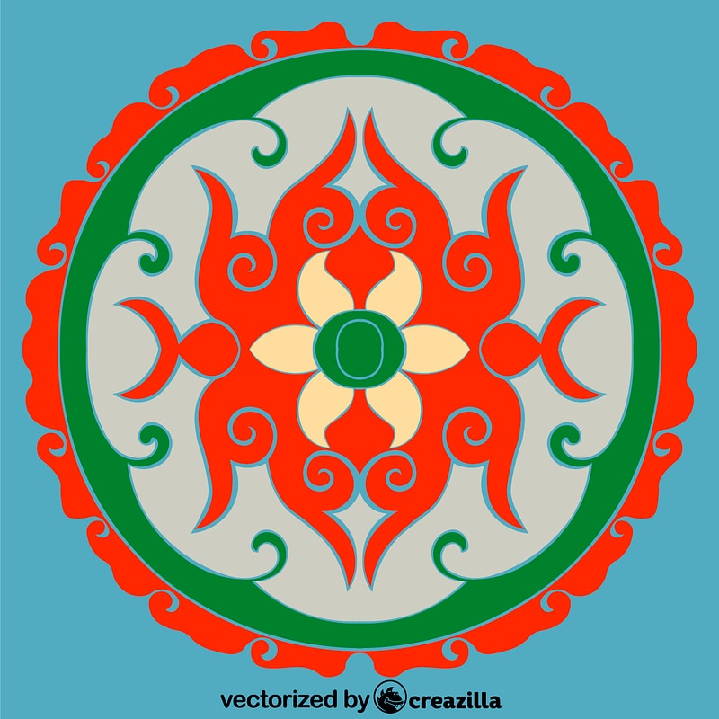 Chinese and Japanese pattern - Free vector images on creazilla.com