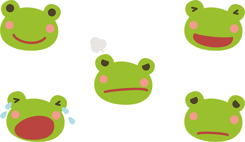 Frog Face vector. Free download. | Creazilla