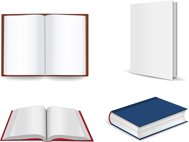 Book Blank vector. Free download. | Creazilla