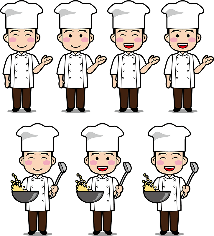 Chinese Cook vector. Free download. | Creazilla