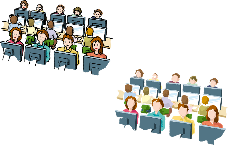 Computer People vector. Free download. | Creazilla