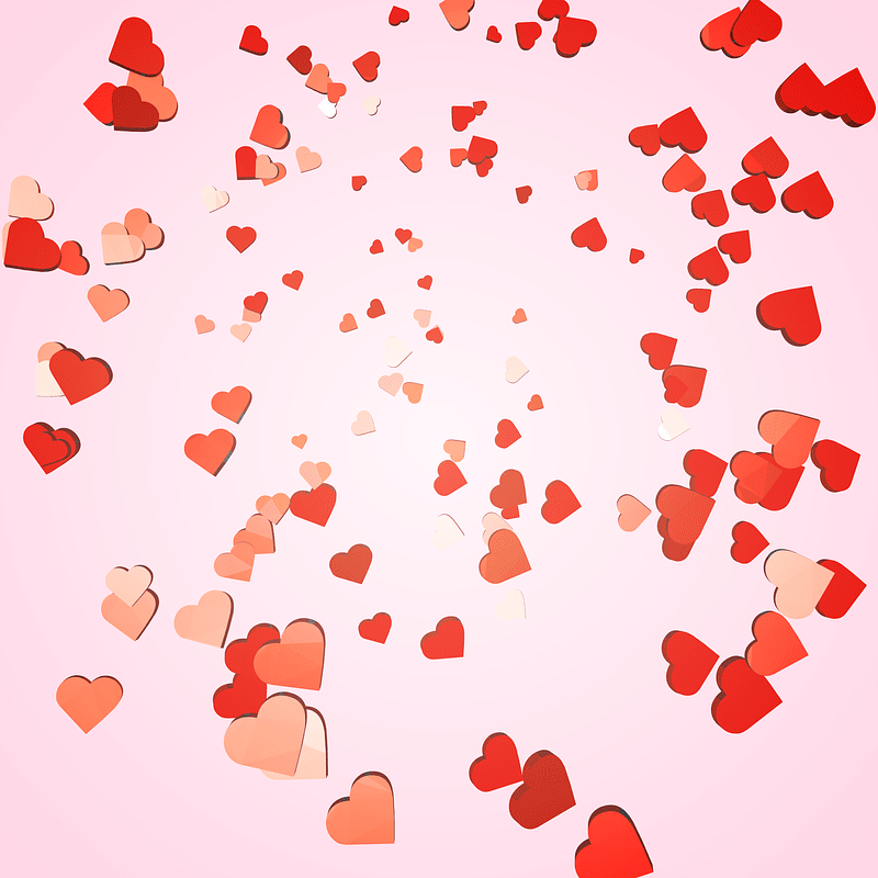 Heart Background vector. Free download. | Creazilla