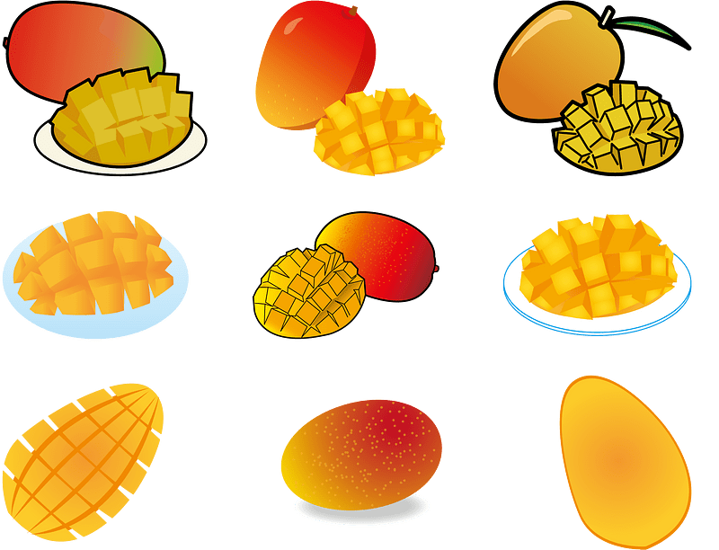 Mango Fruit vector. Free download. | Creazilla