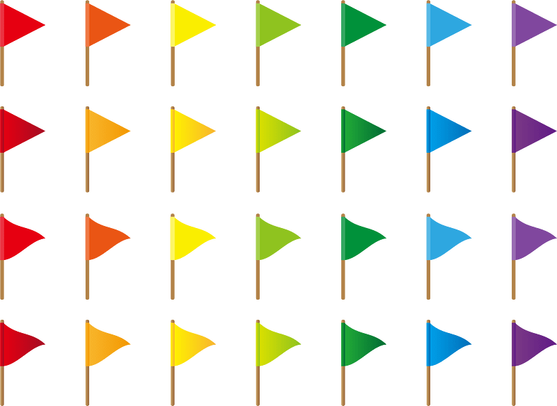 Triangle Flag vector. Free download. | Creazilla