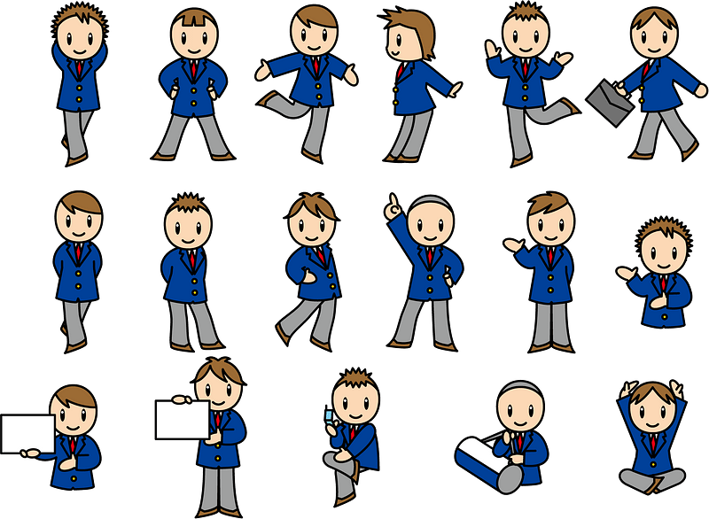 Male High School Student vector. Free download. | Creazilla